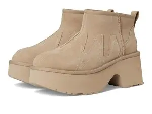 UGG Ultra Mini New Heights Sunwave Boots Mustard Seed - Taupe