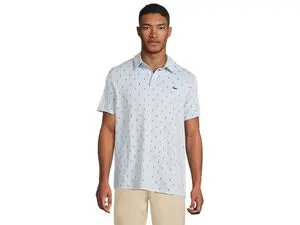 Lacoste Regular Fit Uv Protect Golf Polo Clothing Light /teal
