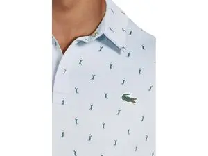 Lacoste Regular Fit Uv Protect Golf Polo Clothing Light /teal