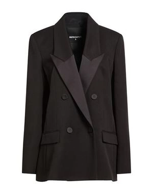 Patrizia Pepe Blazer Size Polyester, Elastane - Black