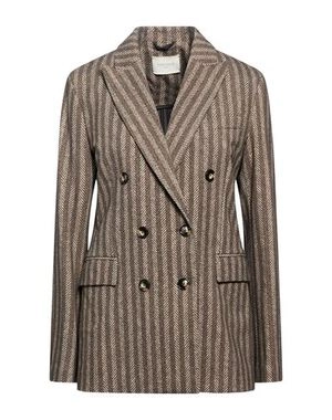CIRCOLO 1901 Blazer Size Cotton, Elastane - Beige