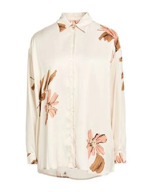 OTTOD'AME Viscose Floral Print Shirt - White