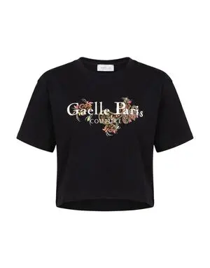 GAELLE PARIS Cotton T-shirt With Logo Print