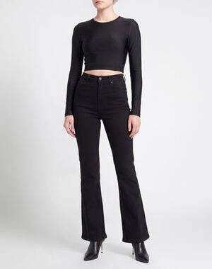 Versace Long Sleeve Cropped T-shirt