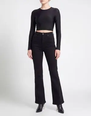 Versace Long Sleeve Cropped T-shirt