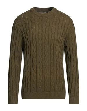 JACK & JONES Sweater Military Size Acrylic, Cotton - Green