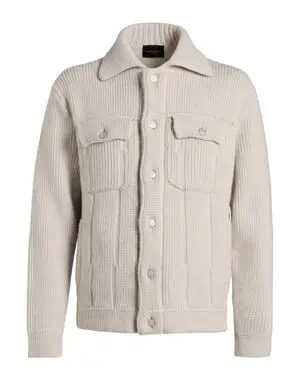 ROBERTO COLLINA Merino Wool And Cashmere Cardigan