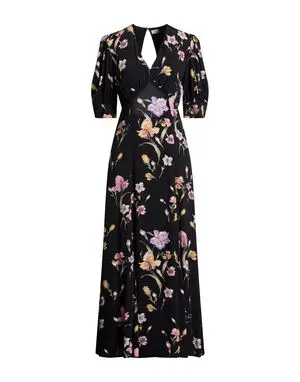 TWINSET Floral Print V-neck Maxi Dress