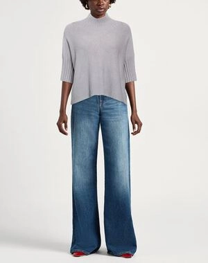 MANILA GRACE Knit Turtleneck - Grey