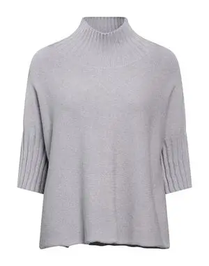 MANILA GRACE Knit Turtleneck - Grey