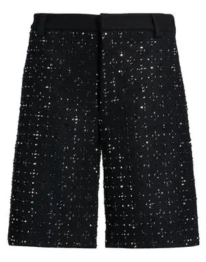 TOD'S Virgin Wool And Polyamide Embellished Bermuda Shorts