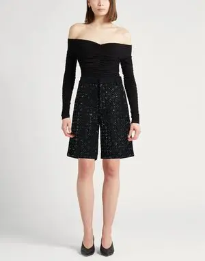 TOD'S Virgin Wool And Polyamide Embellished Bermuda Shorts