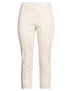 Peserico Pants Light Brown Size Cotton, Elastane - Beige