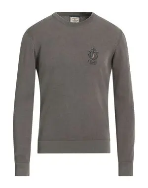AERONAUTICA MILITARE Cotton And Lyocell Sweater - Grey