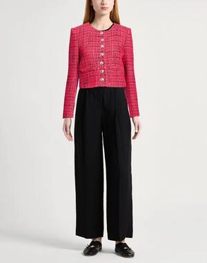 Patrizia Pepe Tweed Bouclé Cropped Jacket