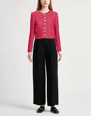 Patrizia Pepe Tweed Bouclé Cropped Jacket