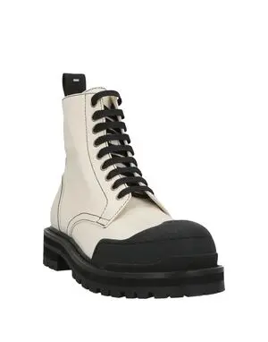 Marni Leather Ankle Boots With Lug Sole