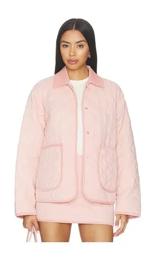 L'academie Helena Jacket In Pink - Dark Melon