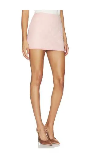 L'academie Quilted Mini Skirt