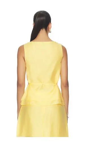 L'academie Ashby Top In Yellow