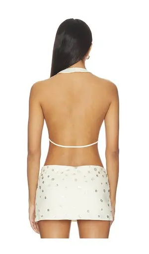ANONIE Irene Top In White