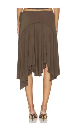With Jéan X Sharni Asymmetrical Hem Skirt