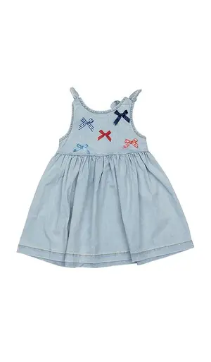 WILD WAWA Piper Dress In Blue - Denim