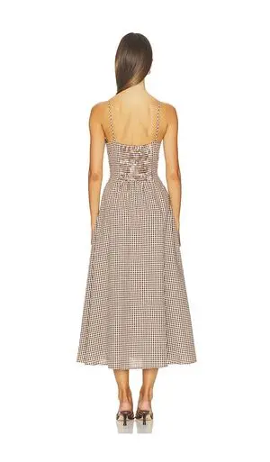 ELODIE THE LABEL Adira Midi Dress