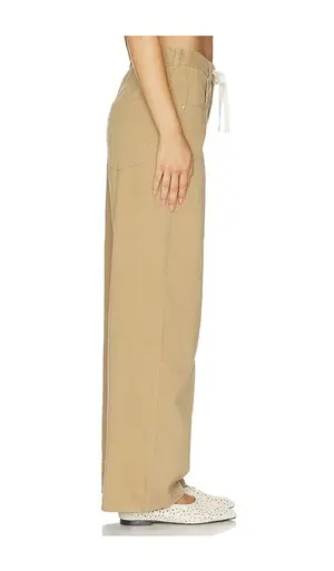 ELODIE THE LABEL Edda Pants In Brown
