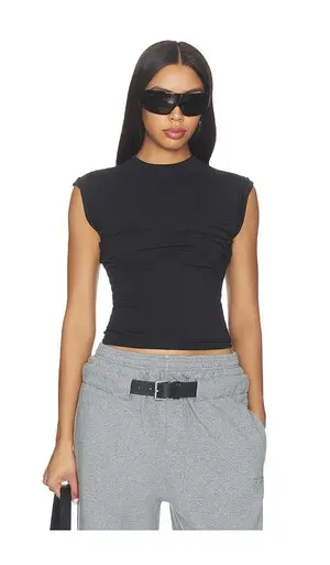 Alexander Wang Twisted Bust Layered Tank