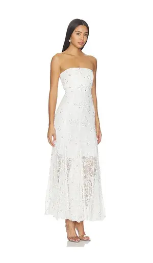 LA FUORI Ballet Rose Midi Dress