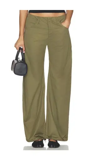 EB DENIM Isla Cinch Pant In Olive