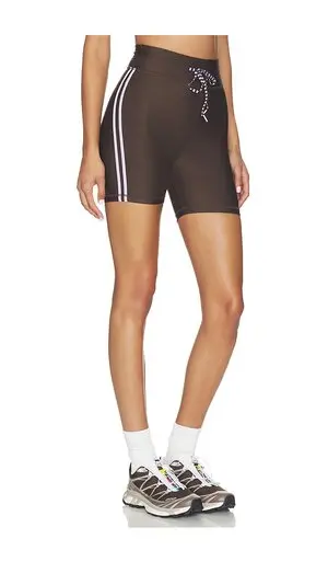 The Upside Oxford 5in Spin Short In Brown