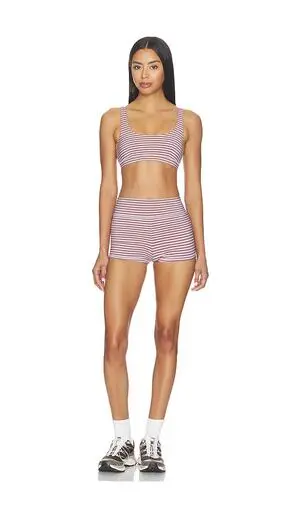 The Upside Miami Scoop Neck Jasmine Sports Bra In Lavender