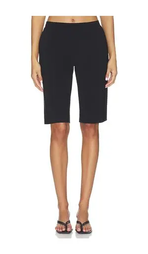 Norma Kamali Flat Front Bermuda Short