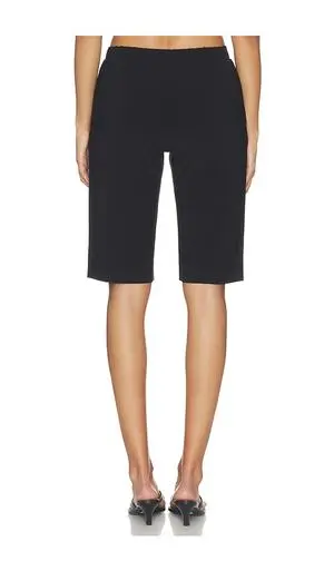 Norma Kamali Flat Front Bermuda Short