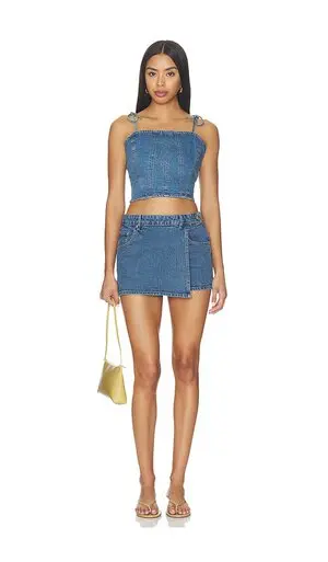 Steve Madden Meaghan Top In Blue