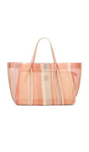 Dolce Vita Aislin Large Mesh Shopper Bag In Pink - Multi