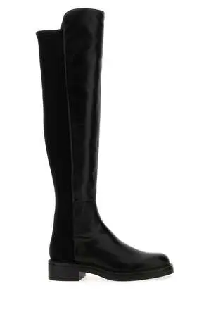 STUART WEITZMAN Nappa Leather And Fabric Celia Boots