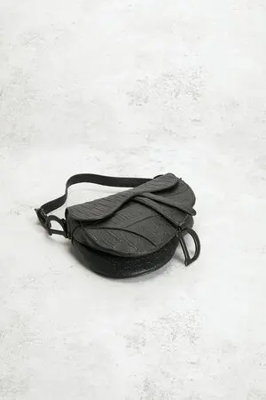Dior Oblique Embossed Saddle Bag