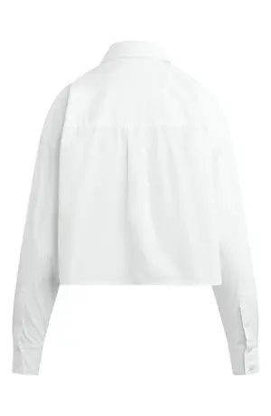 FAVORITE DAUGHTER The Next Chapter Cropped Button-down Shirt