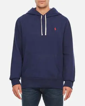Polo Ralph Lauren Embroidered Logo Hoodie - Blu