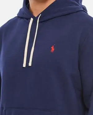 Polo Ralph Lauren Embroidered Logo Hoodie - Blu