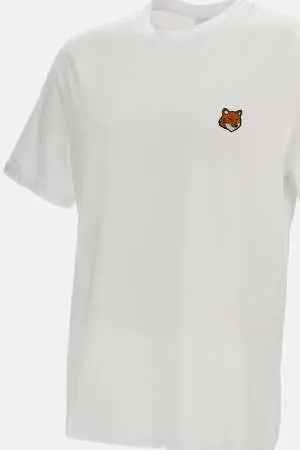 Maison Kitsuné Maglietta Regular Fox Head - Bianco