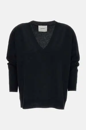 LISA YANG Lisa Yang Kenny V-Neck Cashmere Sweater Nero