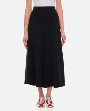 Extreme Cashmere Skirt Ease" Cashmere Stretch Maxi Skirt