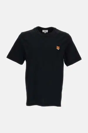 Maison Kitsuné Regular-fit T-shirt Fox Head - Black