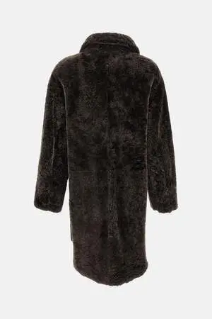 ARMA Zoey Reversible Coat In Shearling And Nappa