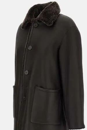 ARMA Zoey Reversible Shearling And Nappa Coat - Brown