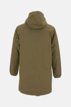 K-WAY Reversible Padded Jacket With Hood - Verde